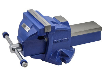 Faithfull 150mm Mechanics Vice with Magnetic Jaws for Precision Clamping
