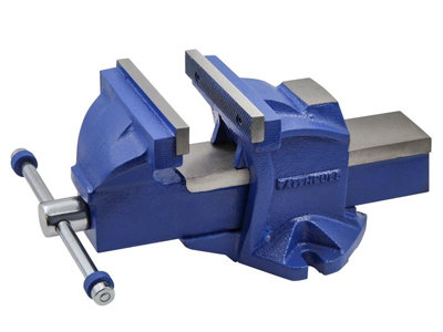 Faithfull 150mm Mechanics Vice with Magnetic Jaws for Precision Clamping