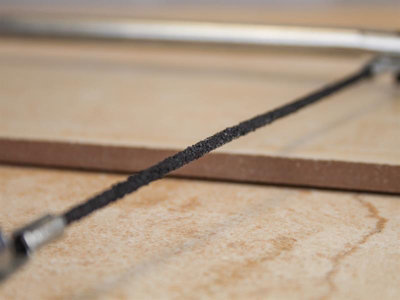 Faithfull 150mm Tile Rod Saw with Soft Grip Handle for Precision Cutting