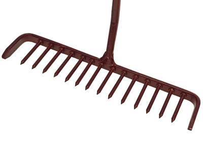 Faithfull 16-Inch Tarmac Rake with Wooden Handle for Smooth Surface ...