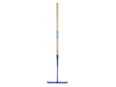 Faithfull 16-Inch Tarmac Rake with Wooden Handle for Smooth Surface ...