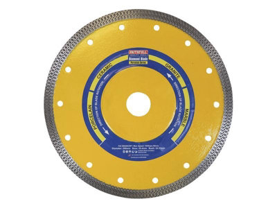 Faithfull 200mm Porcelain Diamond Blade for Precision Cutting
