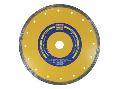 Faithfull 250mm Porcelain Diamond Blade for Precision Cutting