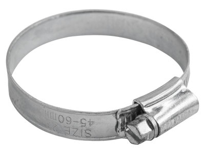 Faithfull 2X Stainless Steel Hose Clip for 45-60mm Hoses