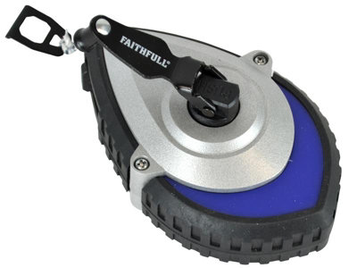 Faithfull 30M Aluminium Chalk Line for Accurate Marking