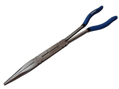 Faithfull 335mm Long Reach Long Nose Pliers for Tight Spaces
