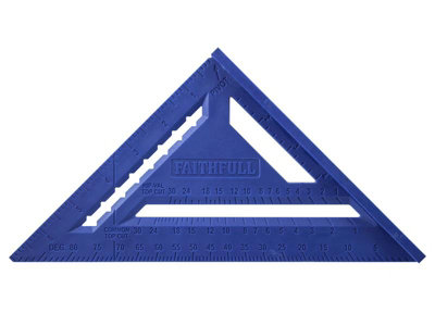 Faithfull 7-Inch Plastic Quick Square for Accurate Carpentry