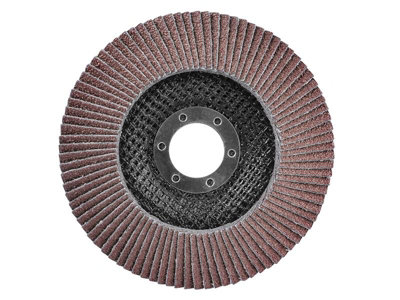 Faithfull Aluminium Oxide Flap Disc 125 x 22mm 40 Grit FAIFD125A40