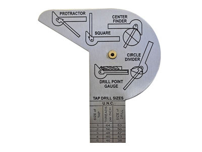 Faithfull APM7310 Multi Purpose Angle Protractor 100mm (4in) FAIGAUGEMULT