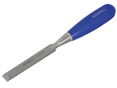 Faithfull Bevel Edge Chisel Blue Grip 16mm 5/8in FAIWCB58 | DIY at B&Q