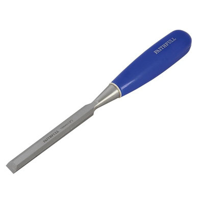 Faithfull Bevel Edge Chisel Blue Grip Multi Colour (12mm)