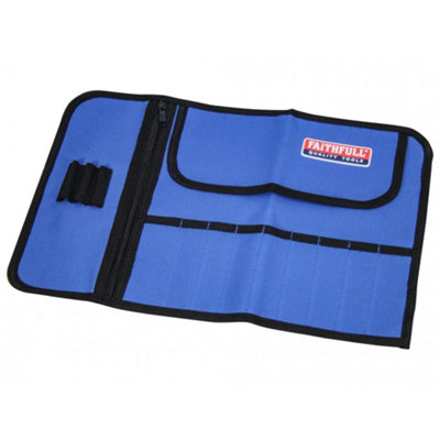 Faithfull Bit Roll Multi Colour (9 Pockets, 27 x 42cm)
