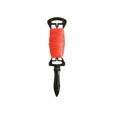 Faithfull Brick Line On Spool 75m (246ft) Orange Multi Colour (One Size)