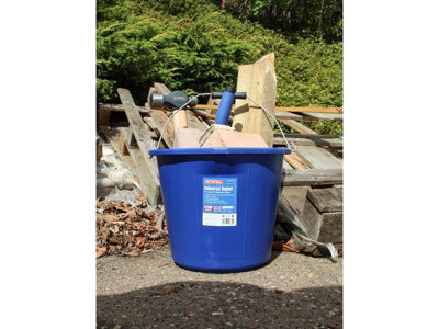 Faithfull Builder's Industrial Bucket 14 litre (3 gallon) - Blue ...