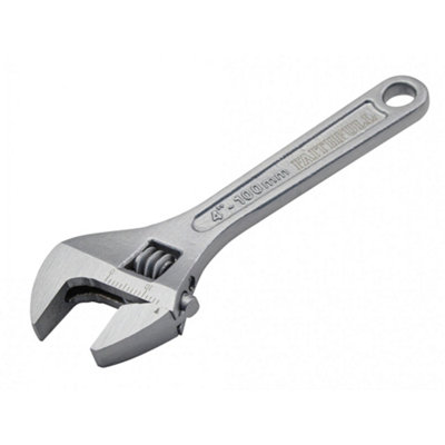 Faithfull Chrome Adjustable Spanner Multi Colour (100mm (4in))