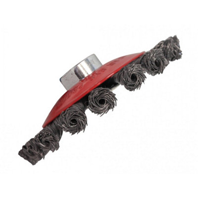 Faithfull Conical Knot Brush Multi Colour (100 x M10 x 1.5 0.50mm)