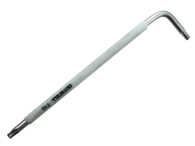 Faithfull FAIHKT10 Coloured Star Key T10 Hex Key Allen Key FAIHKT10