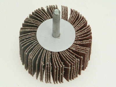 Faithfull Flap Wheel 60x30mm Fine Grit for Precision Sanding