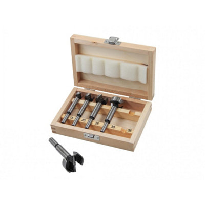 Faithfull Forstner Bit Set, 5 Piece Multi Colour (One Size)