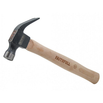 Faithfull Fsc Hickory Claw Hammer Multi Colour (454g (16oz))