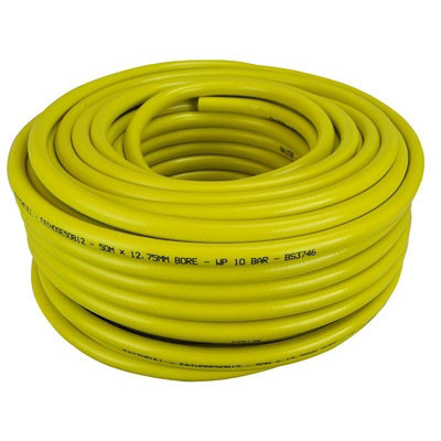 Faithfull Heavy-duty Reinforced Builder's Hose Multi Colour (50m 12.7mm ...