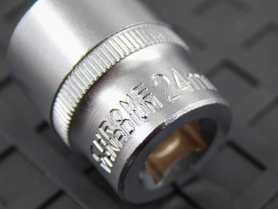 Faithfull Hex Socket 1/2in Drive 24mm FAISOC1224Q