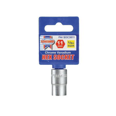 Faithfull Hexagon Socket Metric Multi Colour (11mm)