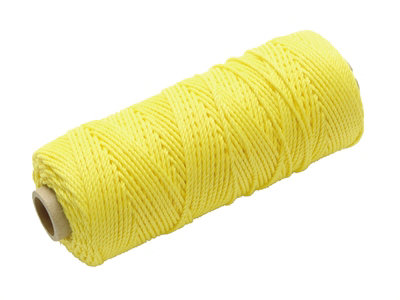 Faithfull Hi-Vis Nylon Brick Line 100m (330ft) Yellow FAIBLHVY