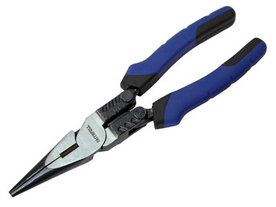 Faithfull High-Leverage Long Nose Pliers 230mm (9in) FAIPLHLLN9 | DIY ...