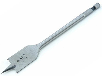 Faithfull - Impact Rated Flat Bit 25 x 152mm | DIY at B&Q