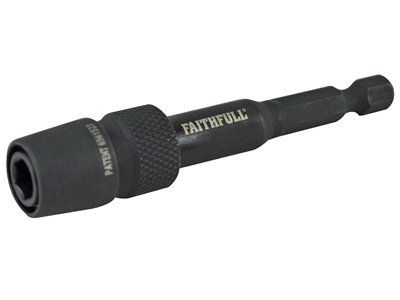 Faithfull - Impact Rated Universal Bit Holder 75mm | DIY at B&Q