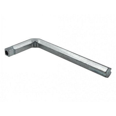 Faithfull L-shaped Radiator Spanner 10mm Square Multi Colour (One Size)