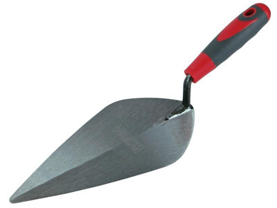Faithfull London Pattern Brick Trowel with Soft Grip Handle - 10 Inch