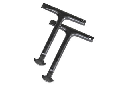 Faithfull - Manhole Keys, D-Type 125mm (5in) (Pack 2) | DIY at B&Q