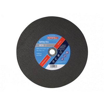 Faithfull Metal Cut Off Disc Multi Colour (355 x 3.5 x 25.4mm)