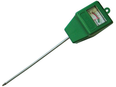 Faithfull pH Meter with 200mm Long Probe for Accurate Soil Measurement