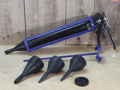 Faithfull Pointing Grouting Gun Kit Mortar Gun Bricks Paving Cement ...