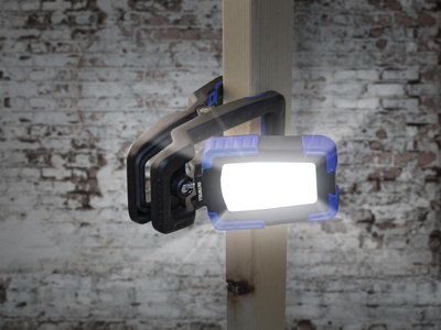 Faithfull Power Plus JF8700-10W Rechargeable Clip Site Task Light 10W ...