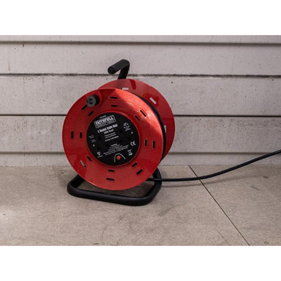 Faithfull Power Plus Open D Cable Reel Multi Colour (25m)