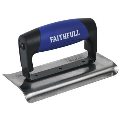 Faithfull Prestige Edging Trowel Multi Colour (6 x 3in)