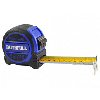 Faithfull Pro Tape Measure Multi Colour (5m/16ft)