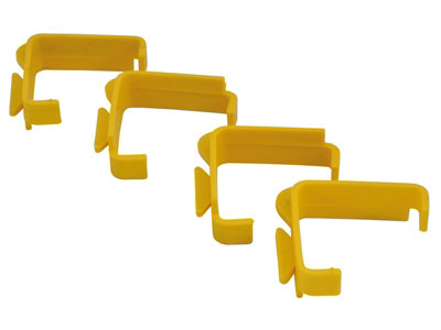 Faithfull PROEXTLH External Building Profile Line Holders (Pack 4 ...