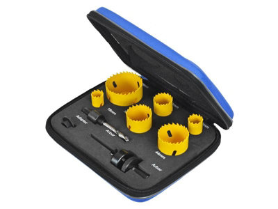 Faithfull Professional Holesaw Kit, 9 Piece FAIHSKIT