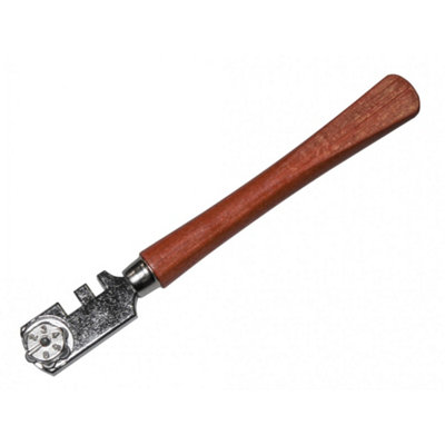 Faithfull Six Wheel Glcutter Tungsten Carbide - Wood Handle Multi ...