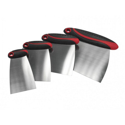 FAITHFULL STAINLESS STEEL FILLER & SPREADER SET, 4 PIECE MULTI COLOUR ...