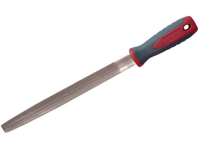 Faithfull SVHF0212 Handled Half-Round Second Cut Engineers File 300mm ...