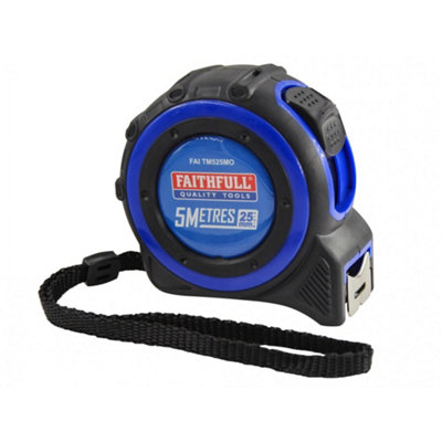 Faithfull Trade Tape Measure Multi Colour (5m (Metric only))
