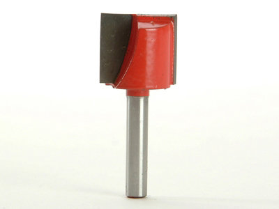 Faithfull Two Flute Router Bit 22mm x 19mm with 1/4 Inch Shank for ...