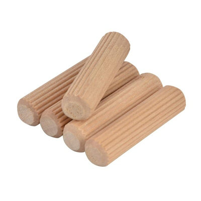 Faithfull Wooden Fluted Dowels Multi Colour (40 x 10mm)