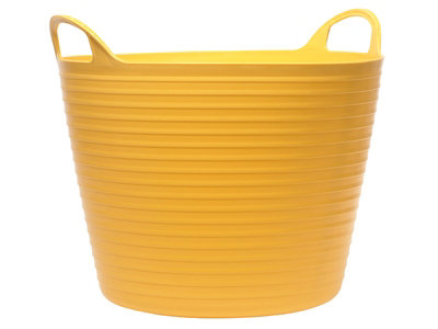 Faithfull Yellow 15L Flexi Tub Mixing Bucket Container 100% Recycled ...
